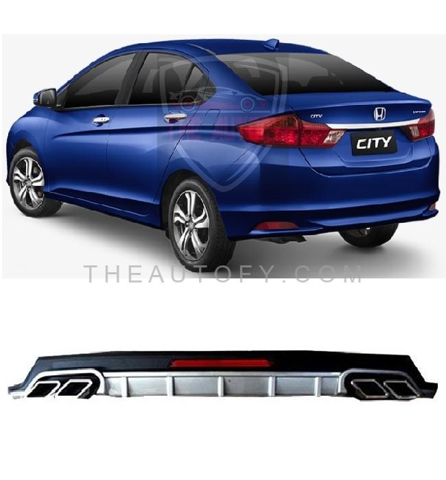 Honda City Rear Bumper Diffuser - Model 2021-2024 – THE AUTOFY