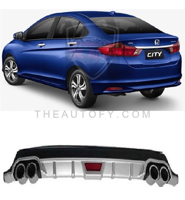 Honda City Rear Bumper Diffuser - Model 2021-2024 – THE AUTOFY