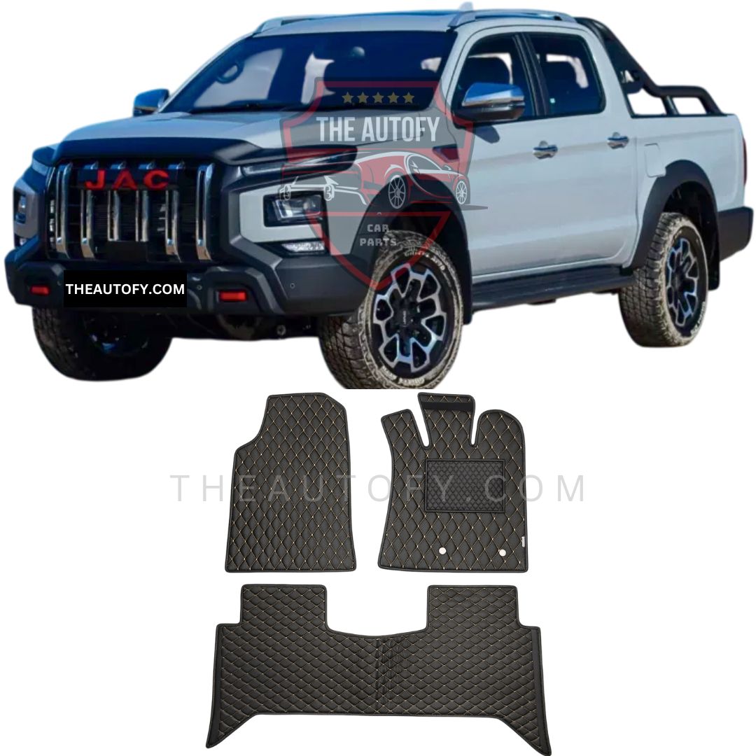 JAC T9 Hunter 7D Flat Floor Mats - Model 2025-2026 – THEAUTOFY.COM