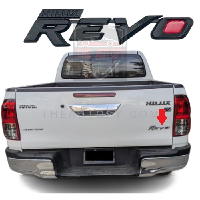 Toyota Hilux Revo Logo | Monogram - Model 2015-2024 – THE AUTOFY