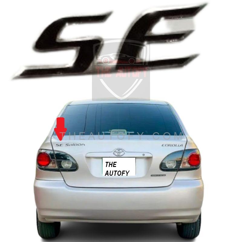 Toyota Corolla SE Sticker Logo Monogram - Model 2002-2008 – THEAUTOFY.COM