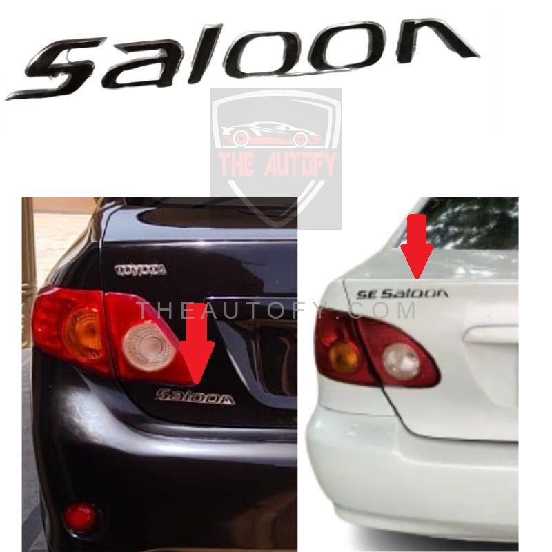 Toyota Corolla Saloon Sticker Logo Monogram - Model 2002-2014 ...