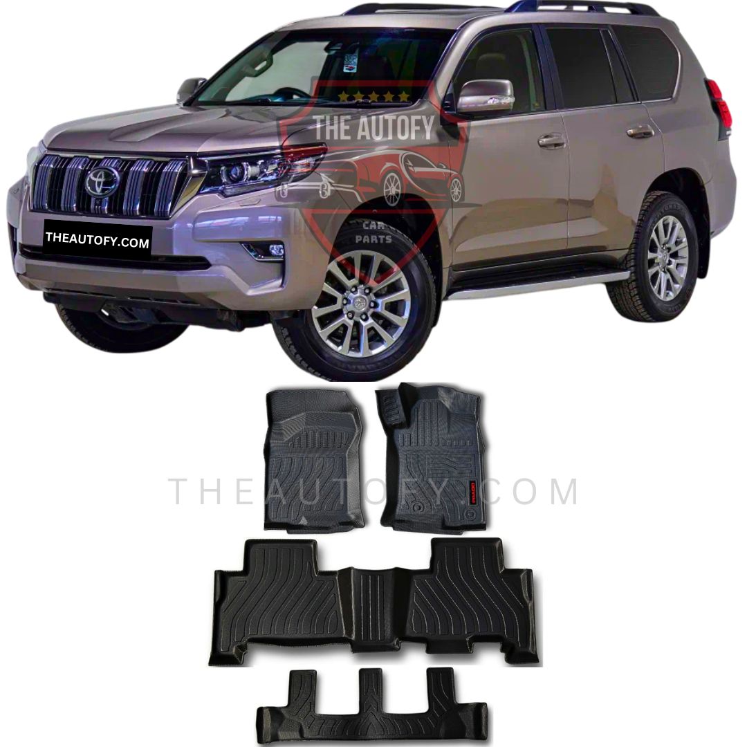 Toyota Prado FJ150 TPR Floor Mats - Model 2009-2023 – THEAUTOFY.COM