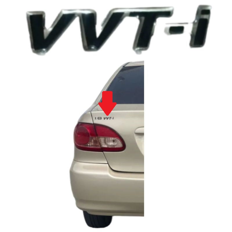 VVTI Logo Sticker Toyota Corolla Altis Model 2005-2008 – THEAUTOFY.COM